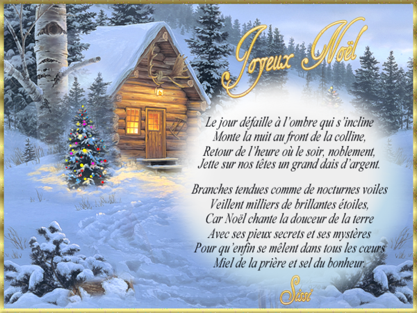 Poème de Noël
